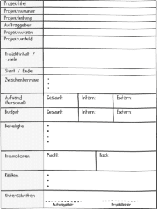 Projektsteckbrief: Kompakt erklärt + kostenlose Vorlage
