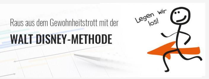 Die Walt Disney-Methode einfach erklärt - Projekte leicht gemacht