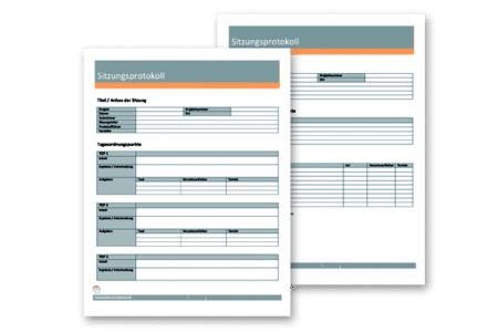 Vorlage Protokoll: Hier kostenlos herunterladen