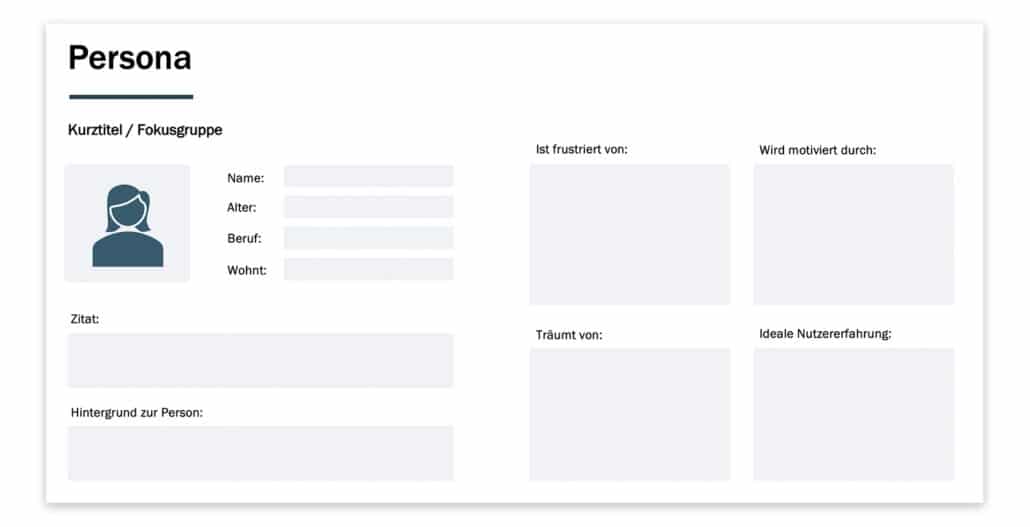 Design Thinking Persona erstellen: Ein anschauliches Beispiel