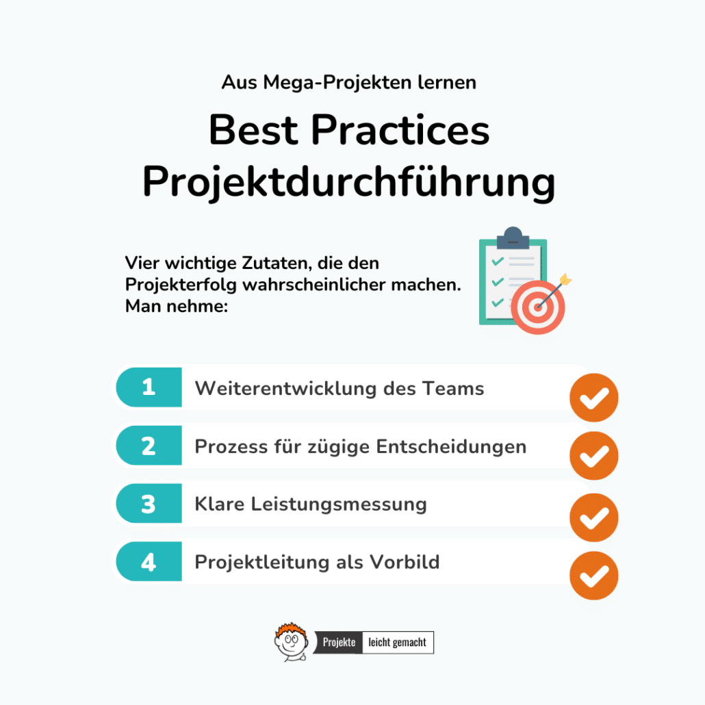 Aus Mega-Projekten lernen, Teil 2/3: 8 wichtige Best Practices